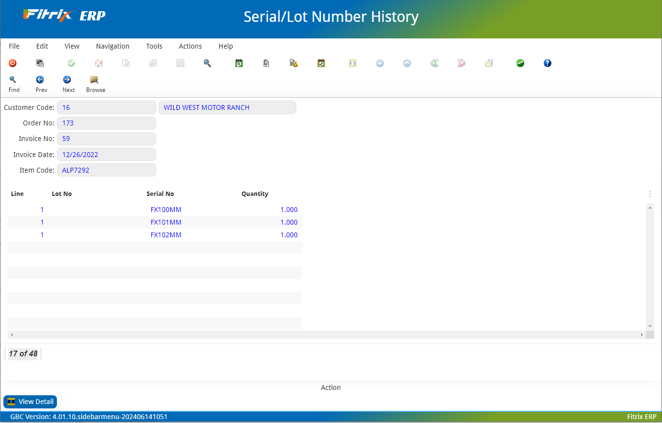 Order Entry | Fitrix