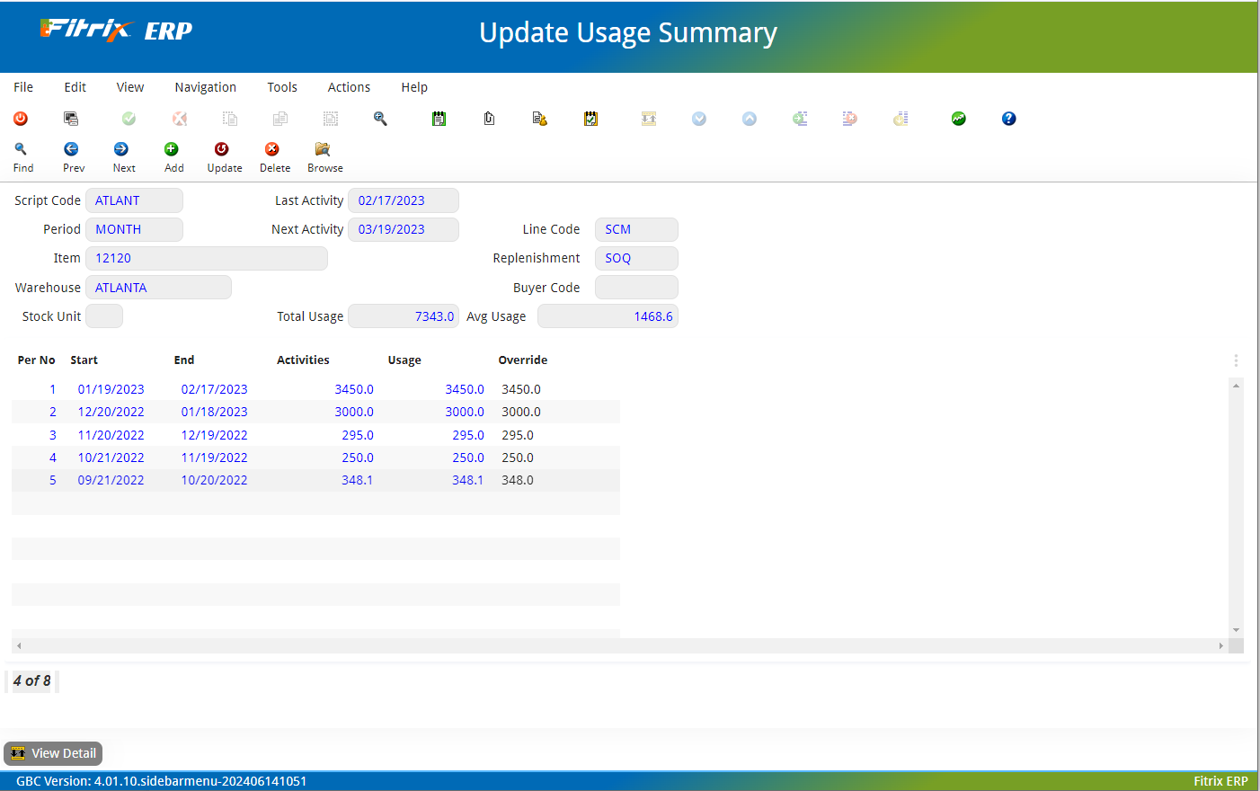 Inventory Replenishment | Fitrix
